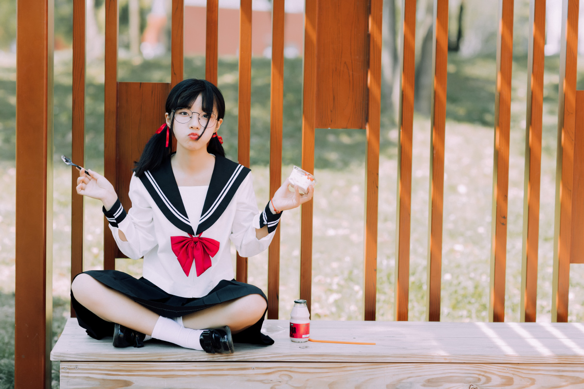 小果的JK制服写真 - SOUSHOU